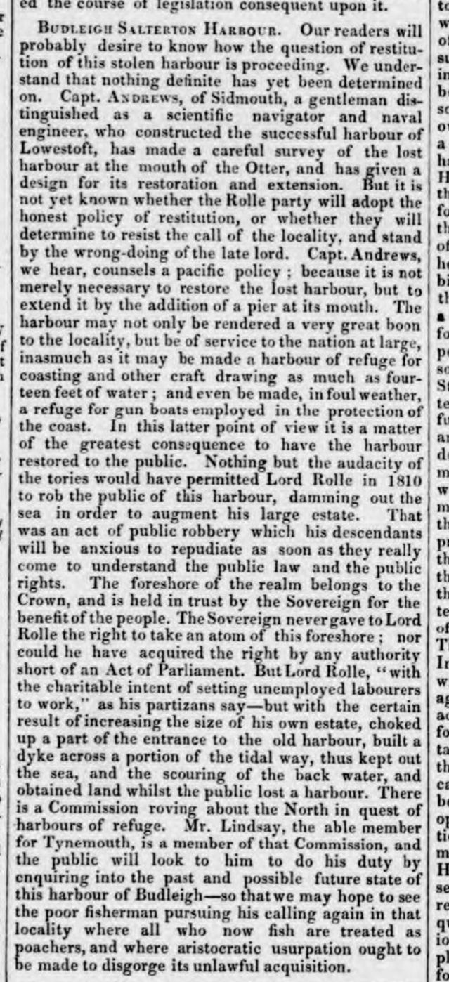 Clinton Devon Estates: an early Lord Rolle’s interesting history in ...