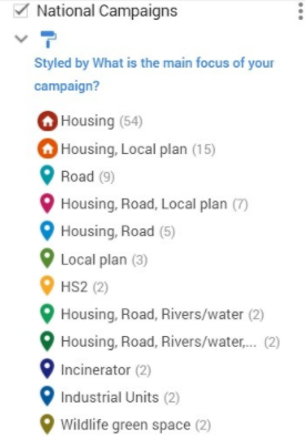 Grassroots campaign maps – stronger together. Very few in South West ...