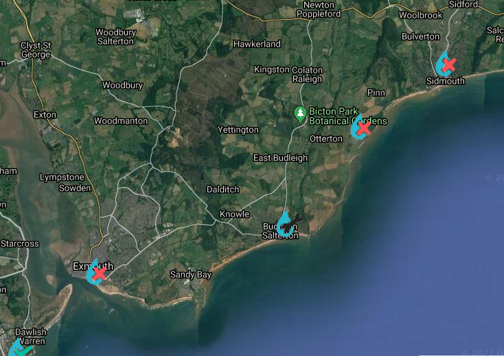 Widescale sewage discharge alerts along coast | East Devon Watch