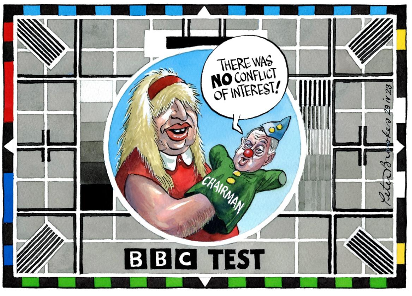 There was no conflict of interest – see BBC test card! | East Devon Watch