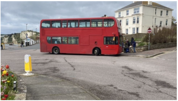 Devon County Council plans to replace flowerbeds with bus stop on ...